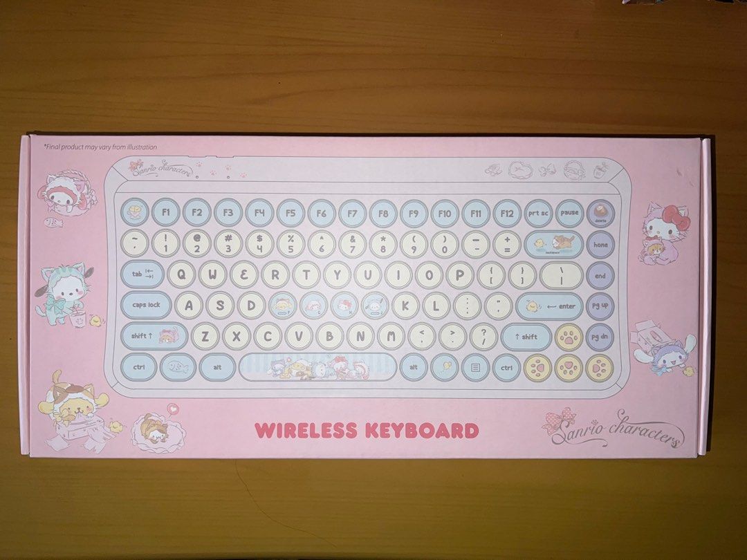 BN Sanrio Wireless Keyboard, Computers & Tech, Parts & Accessories ...
