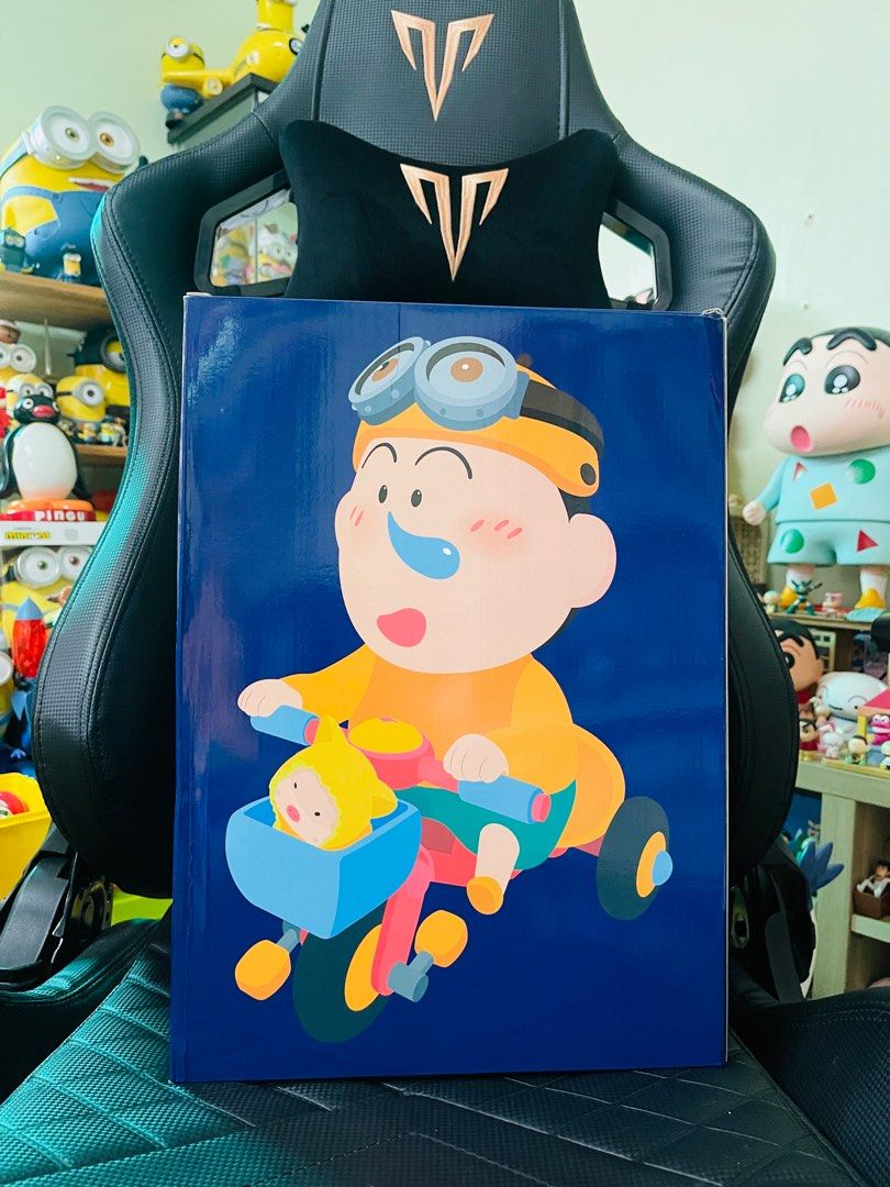 Boo chan riding bicycle crayon shin chan nohara 1:1, Hobbies & Toys ...