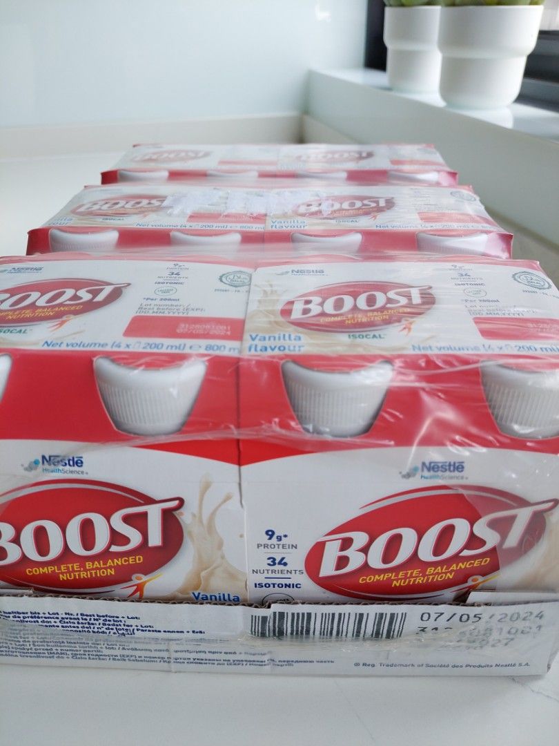 BOOST Isocal vanilla, Health & Nutrition, Health Supplements, Vitamins ...