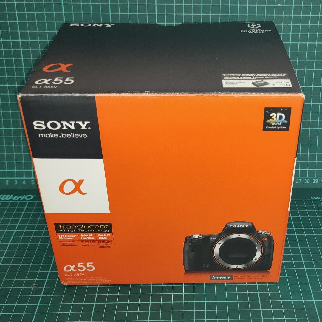 Box & Stuffs for A55 SONY, Photography, Cameras on Carousell