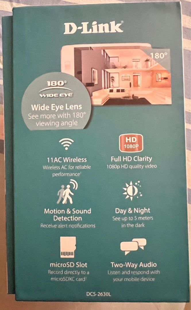 Brand new D-Link Ultra-Wide View Cameras (Full HD 1080p) DCS-2630L ...