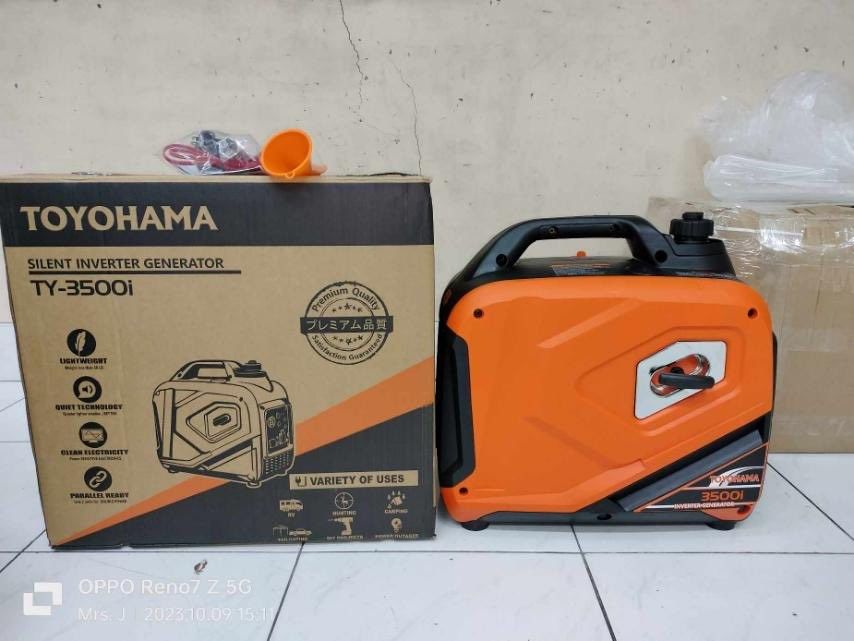 BRAND NEW TOYOHAMA INVERTER GASOLINE GENERATOR 3500i, Commercial ...