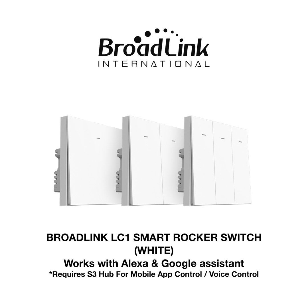 BroadLink LC1 Smart Rocker Light Switch - Modern Smart Switches ...