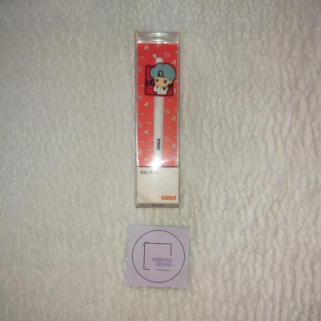 BTS TinyTAN Pen - Suga, Hobbies & Toys, Memorabilia & Collectibles, K ...