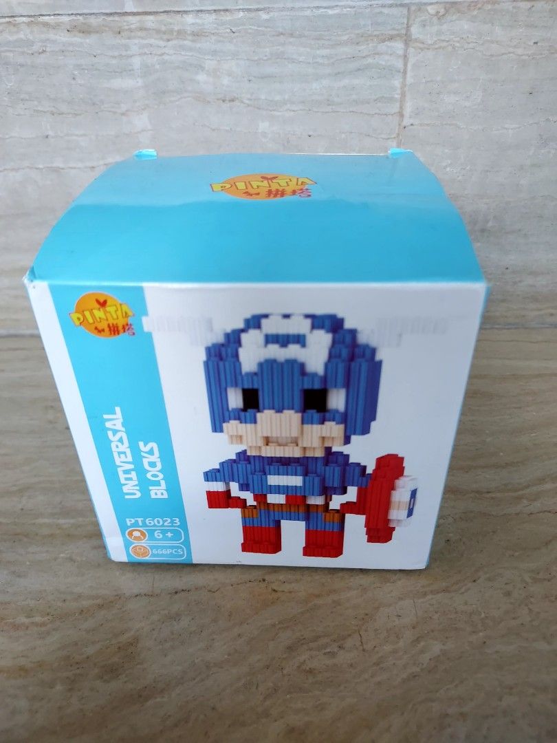 Universal Building Blocks "Captain America" Made in China Pinta ...