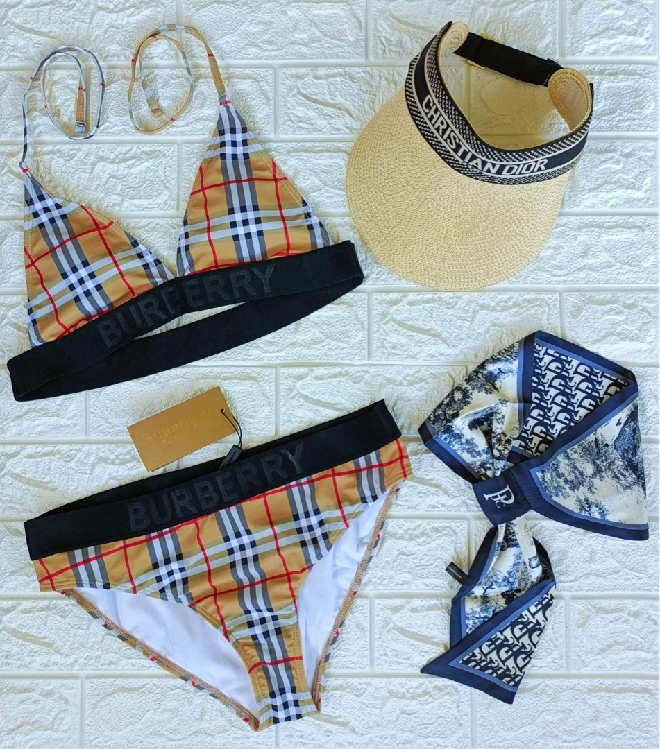 BURBERRY BIKINI, Women's Fashion, Swimwear, Bikinis & Swimsuits on ...