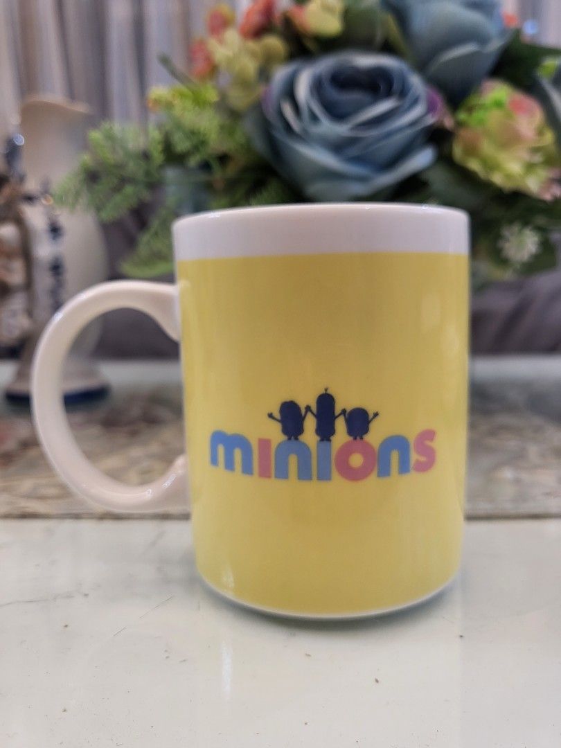 Cartoon Minions Mug, Furniture & Home Living, Kitchenware & Tableware ...