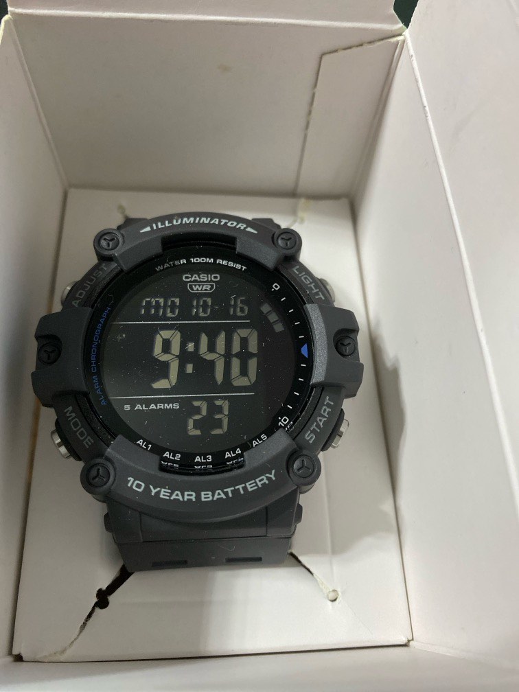 Casio Illuminator Water Resistant Watch, Men's Fashion, Watches & Accessories, Watches on Carousell