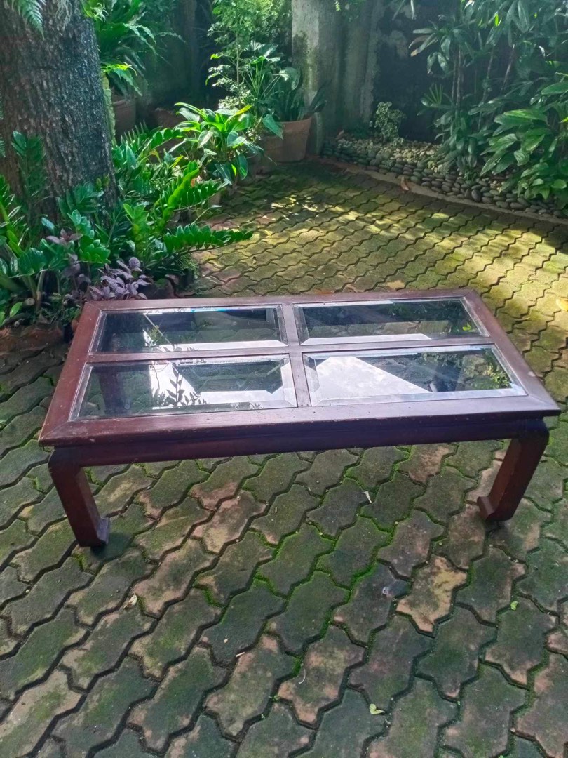 Center glass table, Furniture & Home Living, Furniture, Tables & Sets ...