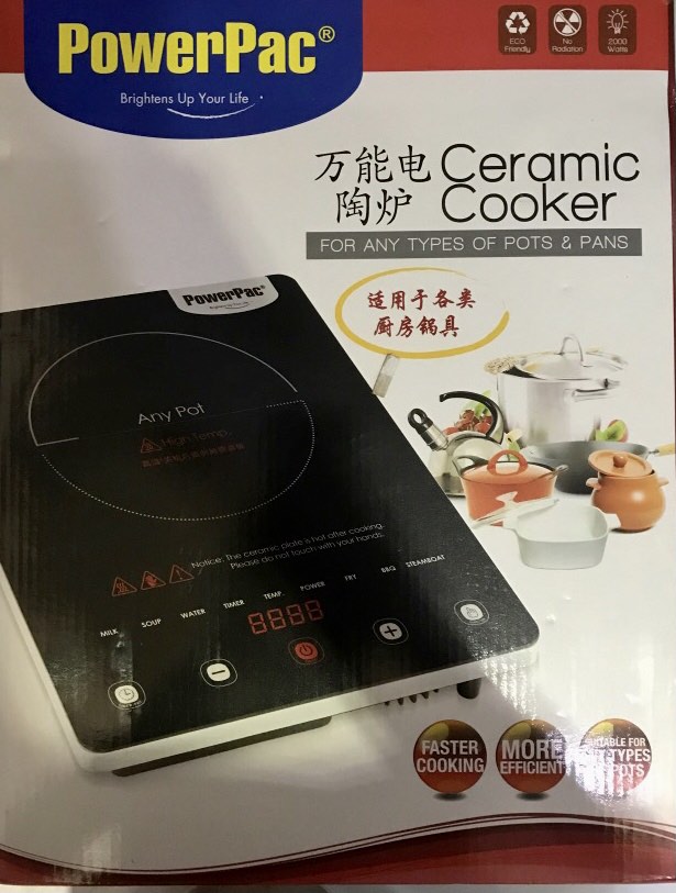 Ceramic cooker powerpac, TV & Home Appliances, Kitchen Appliances ...