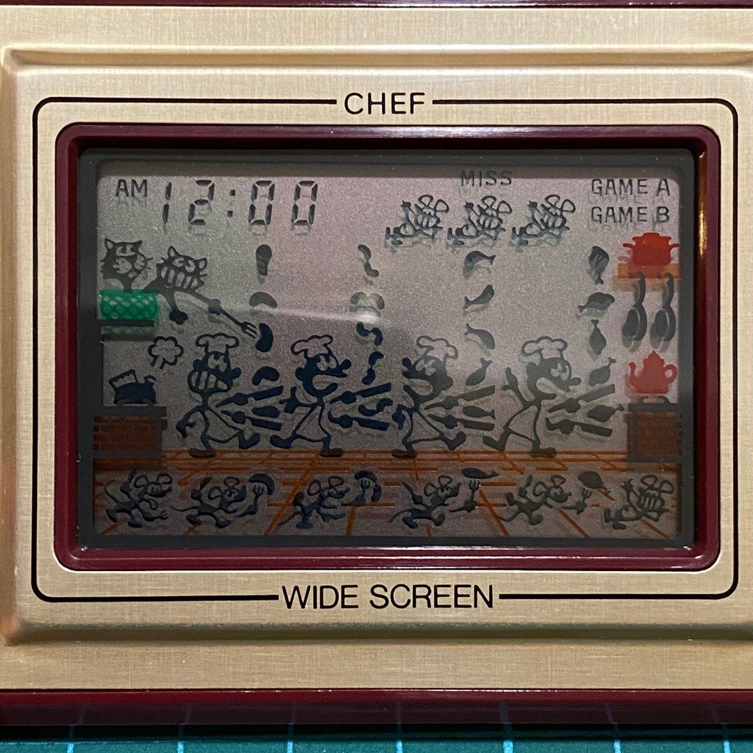 Chef - Vintage 1981 Nintendo Game & Watch (Wide-Screen), Hobbies & Toys ...
