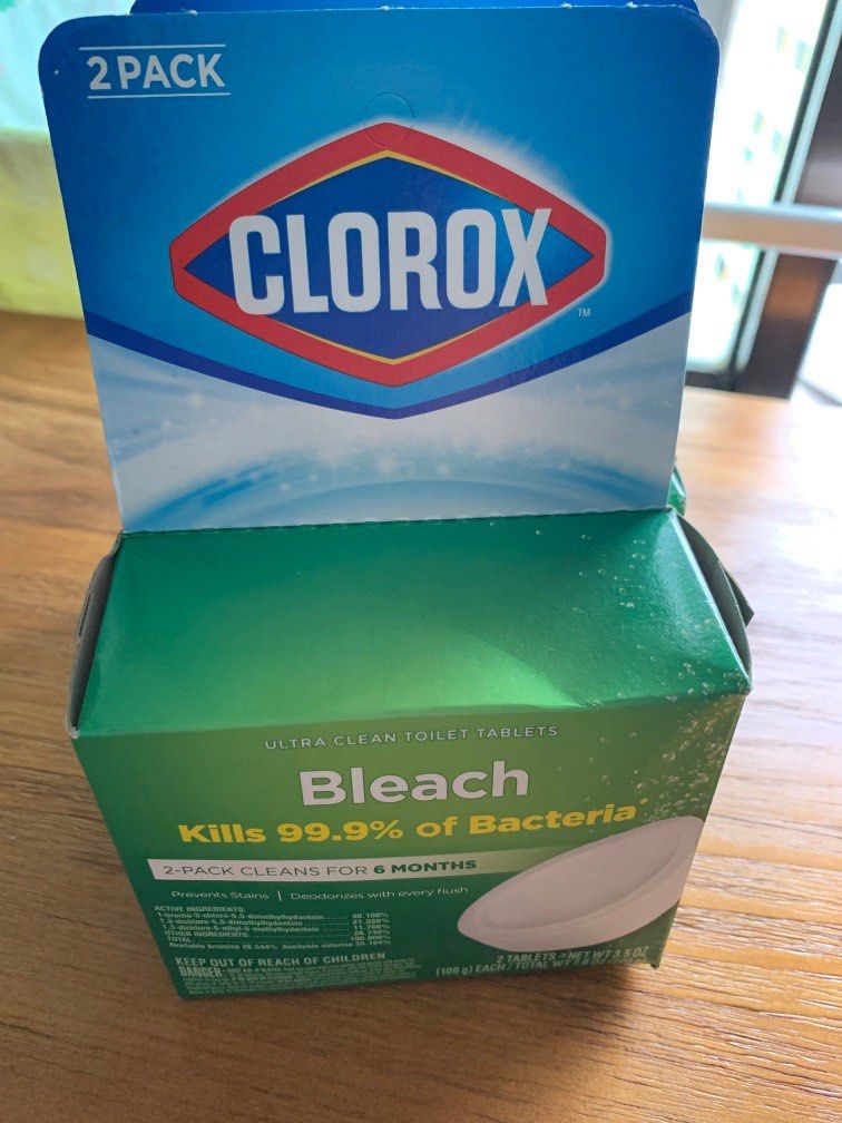 Clorox Toilet Bowl Bleach (Tablets), Everything Else on Carousell