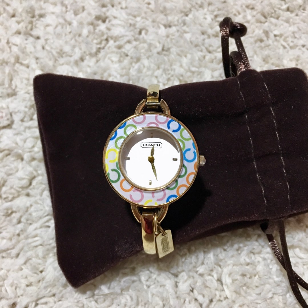 Coach Bangle Watch, Women's Fashion, Watches & Accessories, Watches on ...
