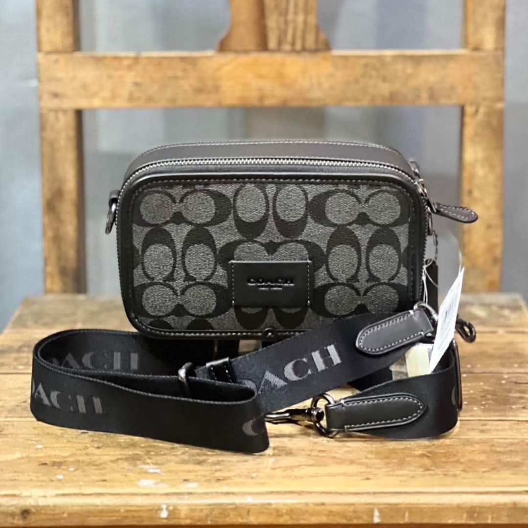 Coach Wyatt Crossbody in Signature Canvas, Men's Fashion, Bags, Sling ...