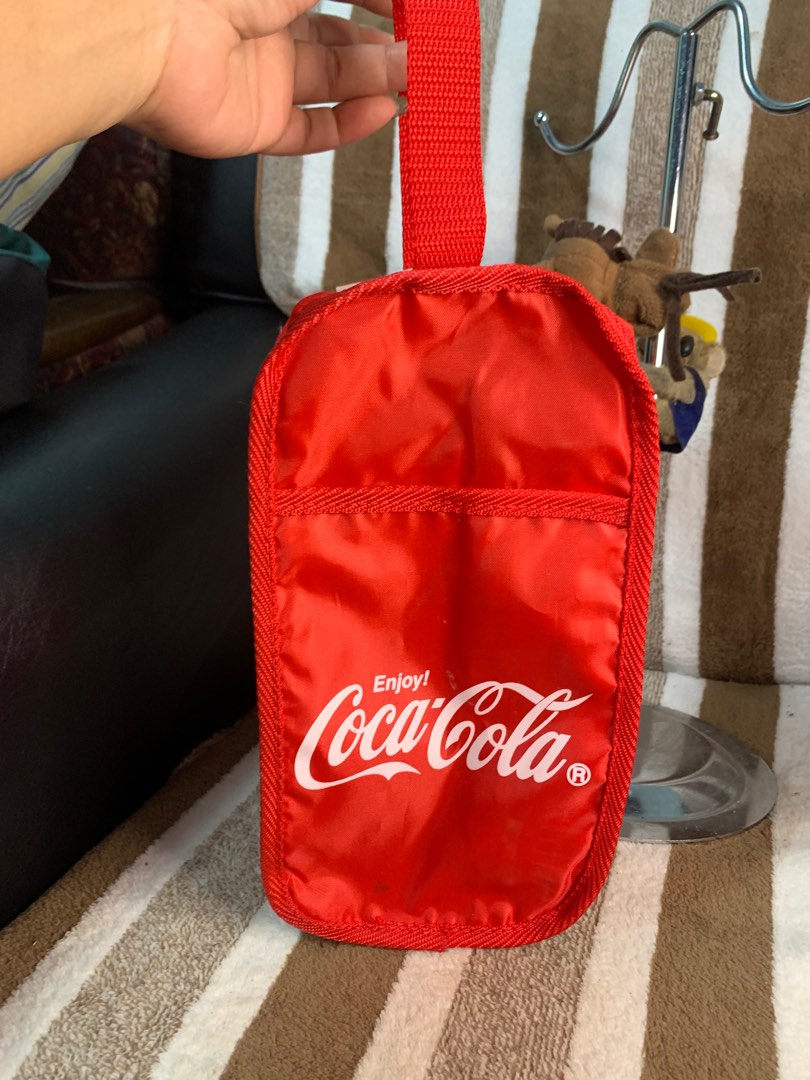 Coca cola nylon shoe bag/pouch/clutch, Men's Fashion, Bags, Belt bags ...