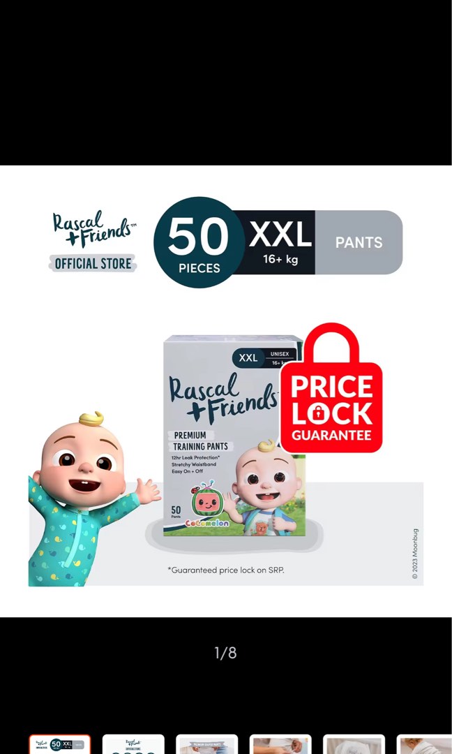 Cocomelon Rascal and Friends Diaper, Babies & Kids, Bathing & Changing ...