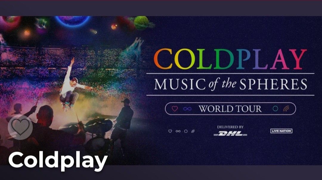 Coldplay Music of the Spheres World Tour (30th Jan 2024 Singapore ...