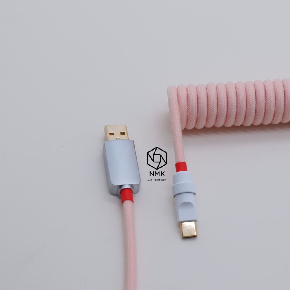 Custom Coiled Cable - Paracord with Techflex - USB Type A to Type C ...
