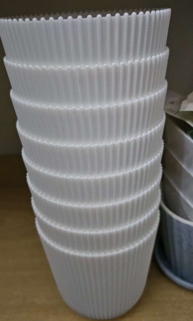 Daiso Various Size Pots, Furniture & Home Living, Gardening, Pots ...