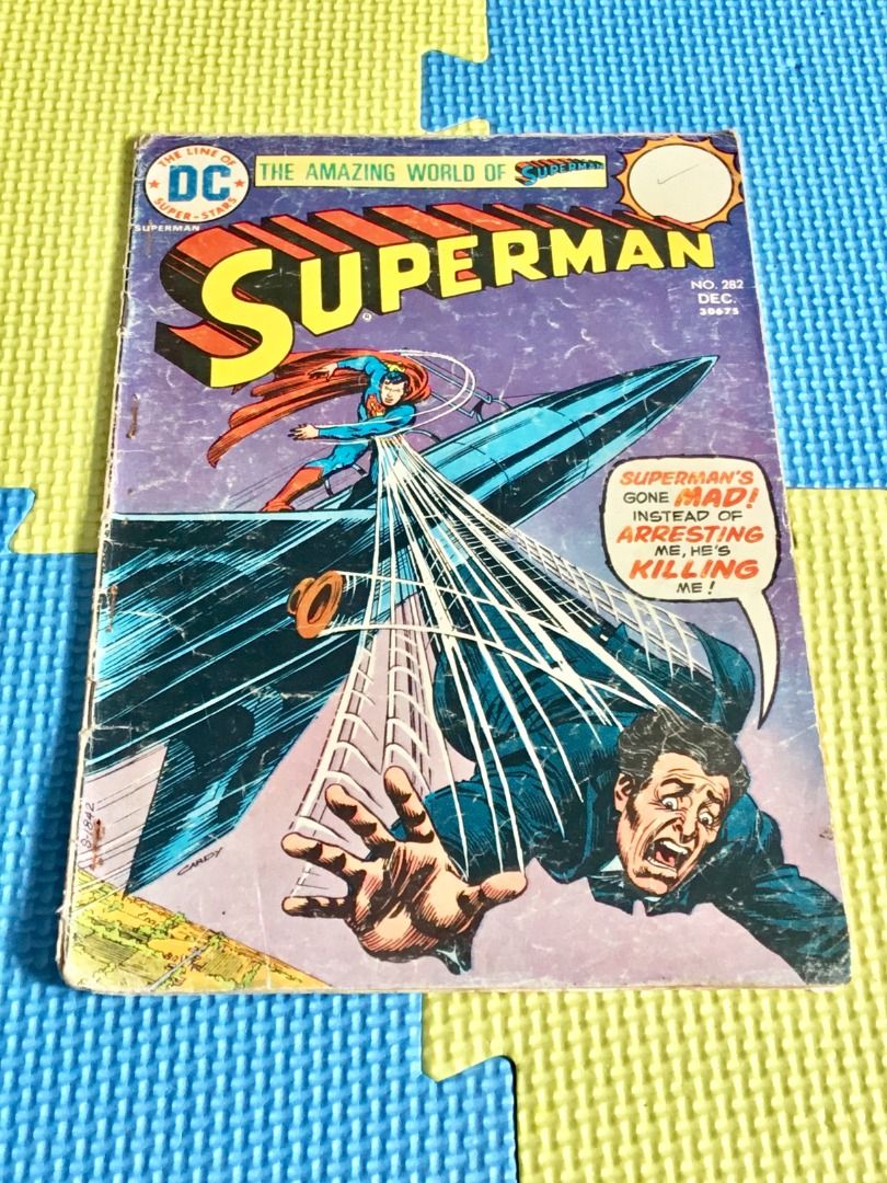 DC Comics Superman Issue No. 282, Hobbies & Toys, Books & Magazines, Comics & Manga on Carousell