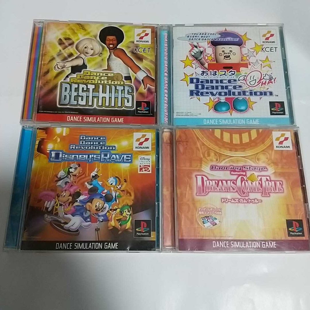 中古 原裝 日版 ps1 ps playstation game ddr dance dance revolution 跳舞機 跳舞game ...