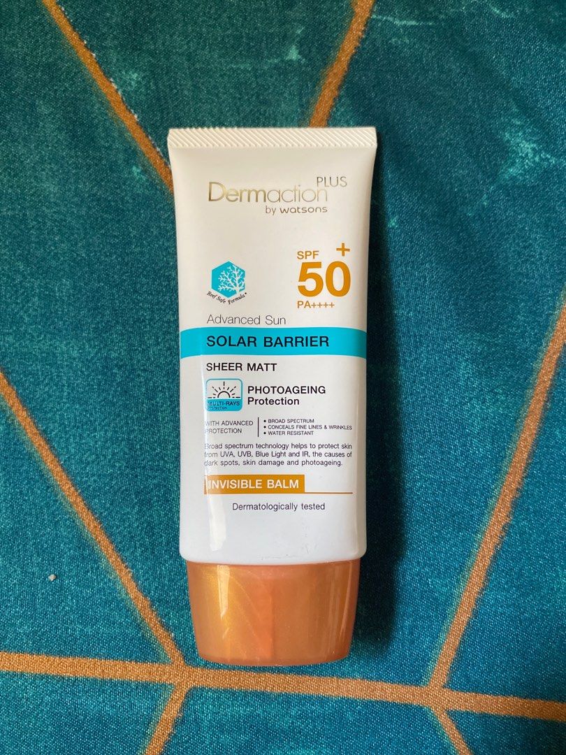 DERMACTION PLUS BY WATSONS Sun Solar Invisible Balm 40ml, Beauty ...