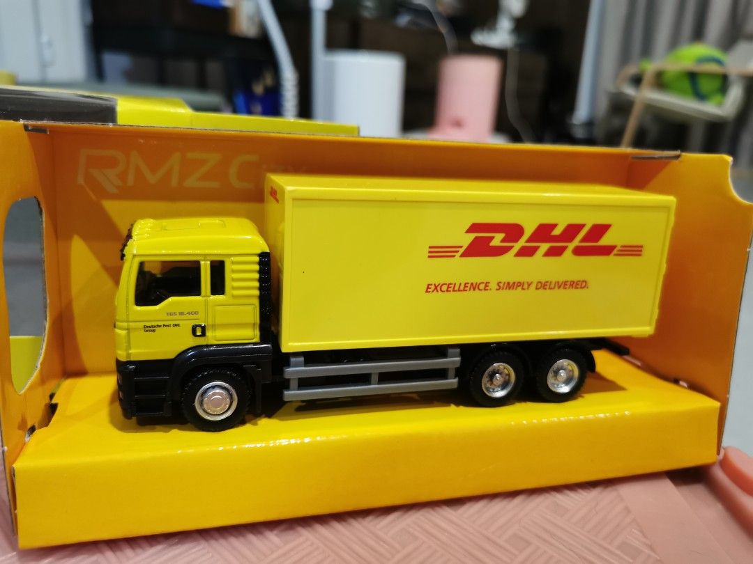 DHL truck toy, Hobbies & Toys, Toys & Games on Carousell