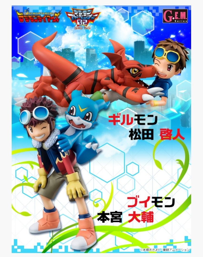 Digimon Daisuke Motomiya & Veemon/Takato Matsuki & Guilmon, Hobbies ...