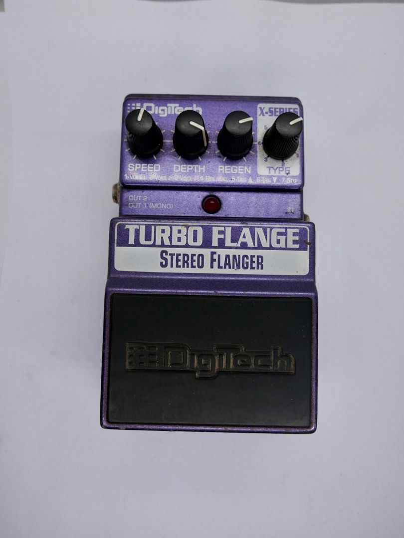 Digitech Turbo Flanger Stereo Pedal, Hobbies & Toys, Music & Media ...