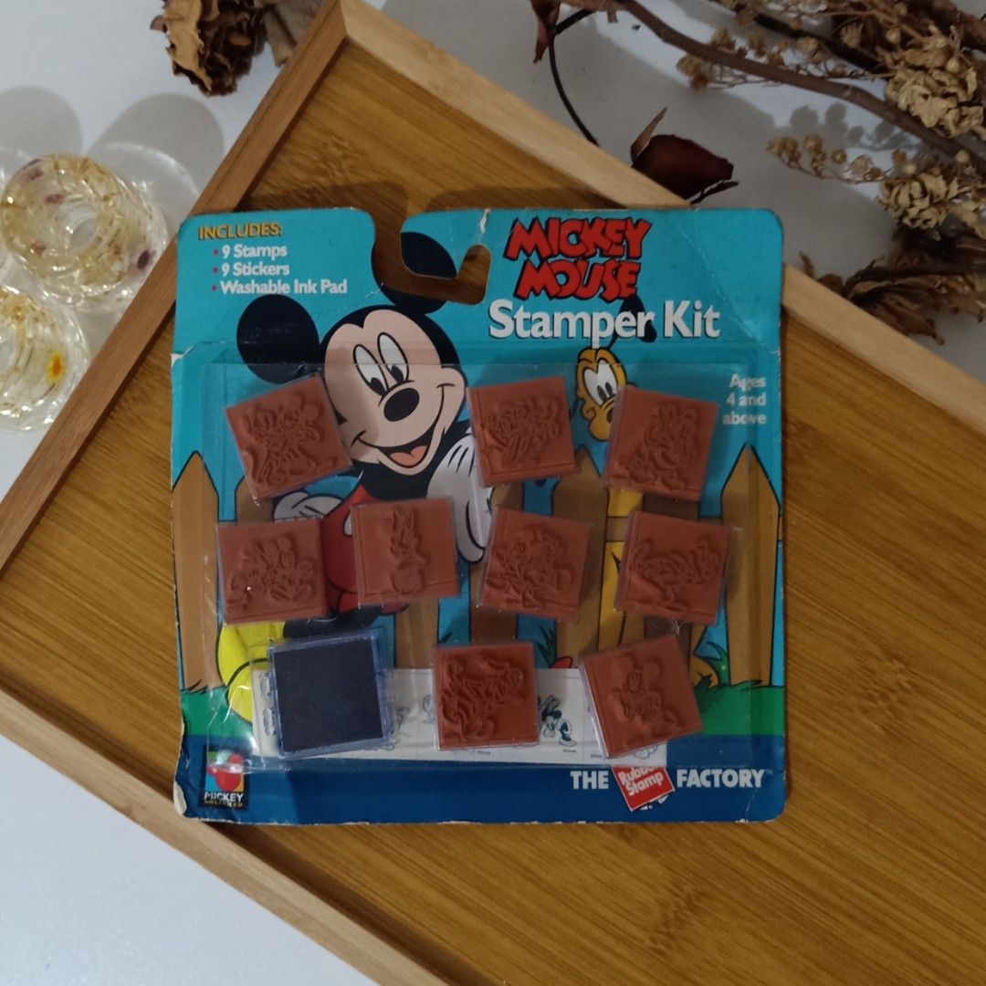 DISNEY Mickey Mouse Stamper Kit, Hobbies & Toys, Stationary & Craft ...