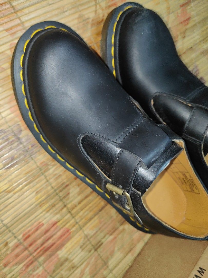 DR MARTENS DOCMART DOKMAT BOOTS BLACK SOPHIA, Men's Fashion, Footwear ...