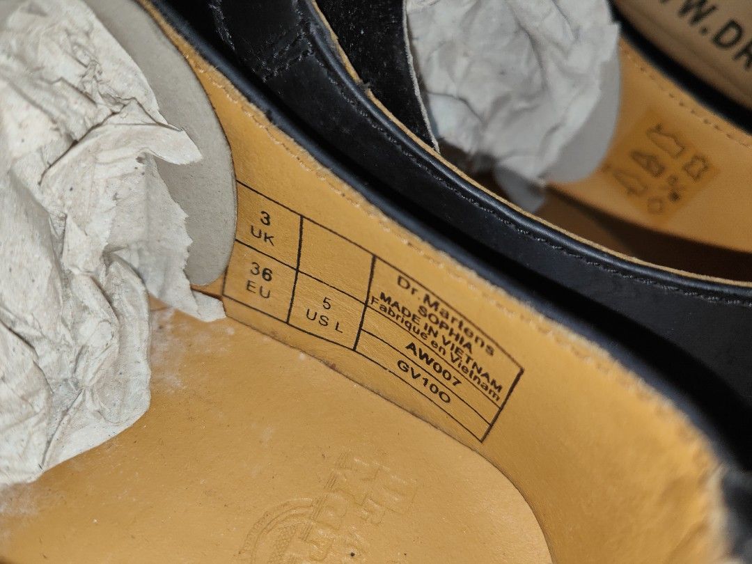 DR MARTENS DOCMART DOKMAT BOOTS BLACK SOPHIA, Men's Fashion, Footwear ...