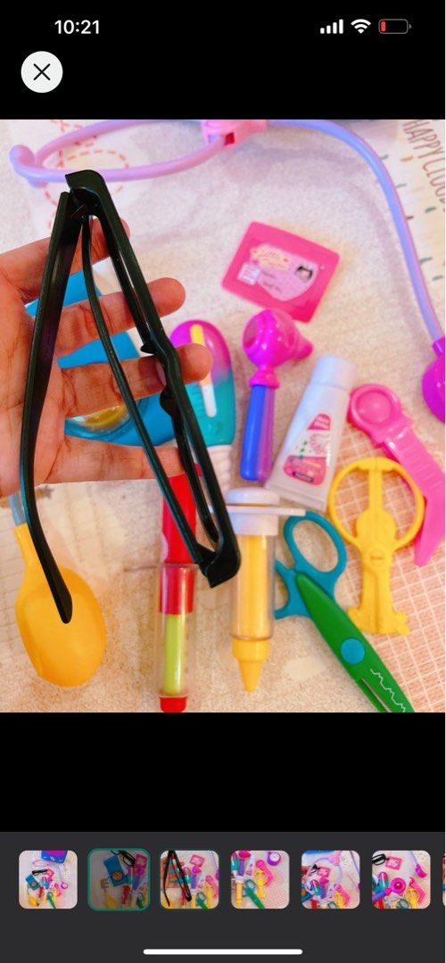 Dr Mcstuffin Doctor Toy Disney stethoscope thermometer syringe tweezers ...