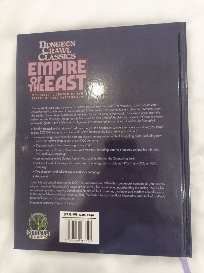 Dungeon Crawl Classics, Empire of the East, not lone wolf, RPG, Hobbies ...