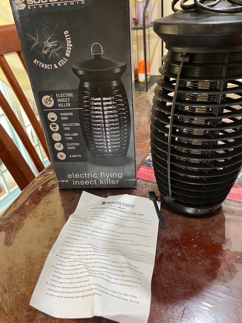 Electric flying insect killer, Furniture & Home Living, Cleaning ...
