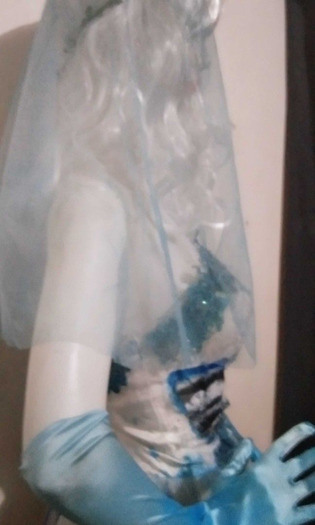 Emily corpse bride gown gloves headresss, Women's Fashion, Dresses ...