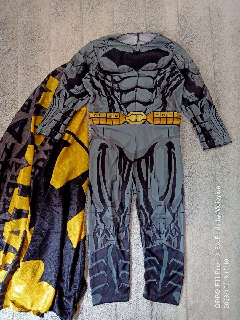 EZEFINDS Batman Superhero Muscle Costume for Kids, Babies & Kids ...