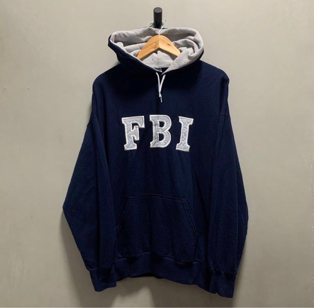 FBI embroidered logo hoodie, Men's Fashion, Tops & Sets, Hoodies on ...