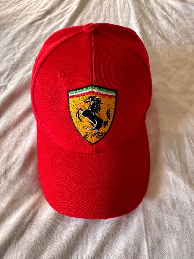 Ferrari Cap, Men's Fashion, Watches & Accessories, Caps & Hats on Carousell
