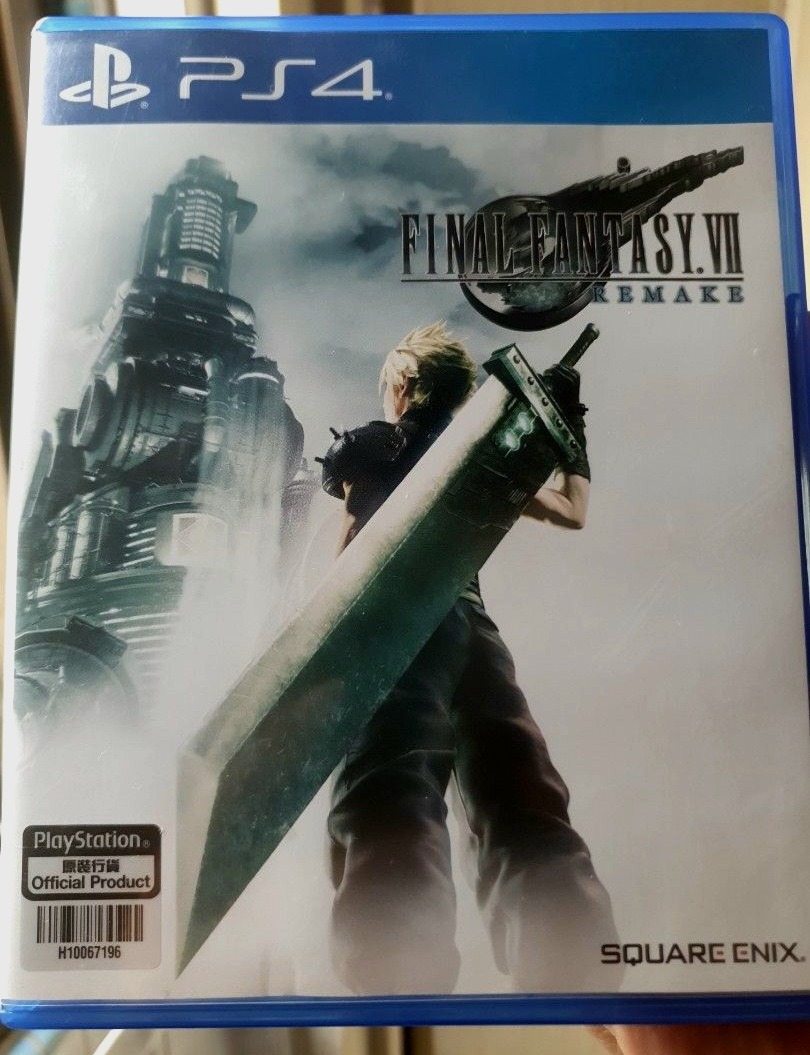 Final Fantasy 7 VII Remake PS4 PS5 Compatible Double Disc Action ...