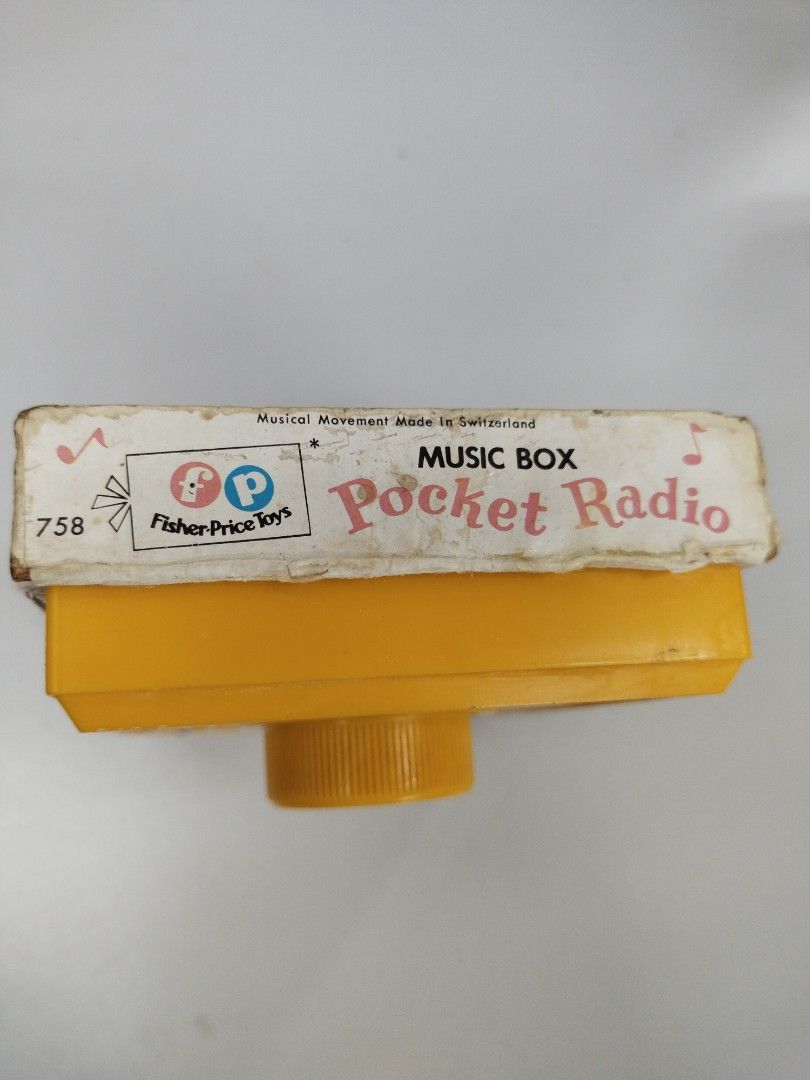 Fisher Price Pocket Radio Music Box - Here We Go Round The Mulberry ...