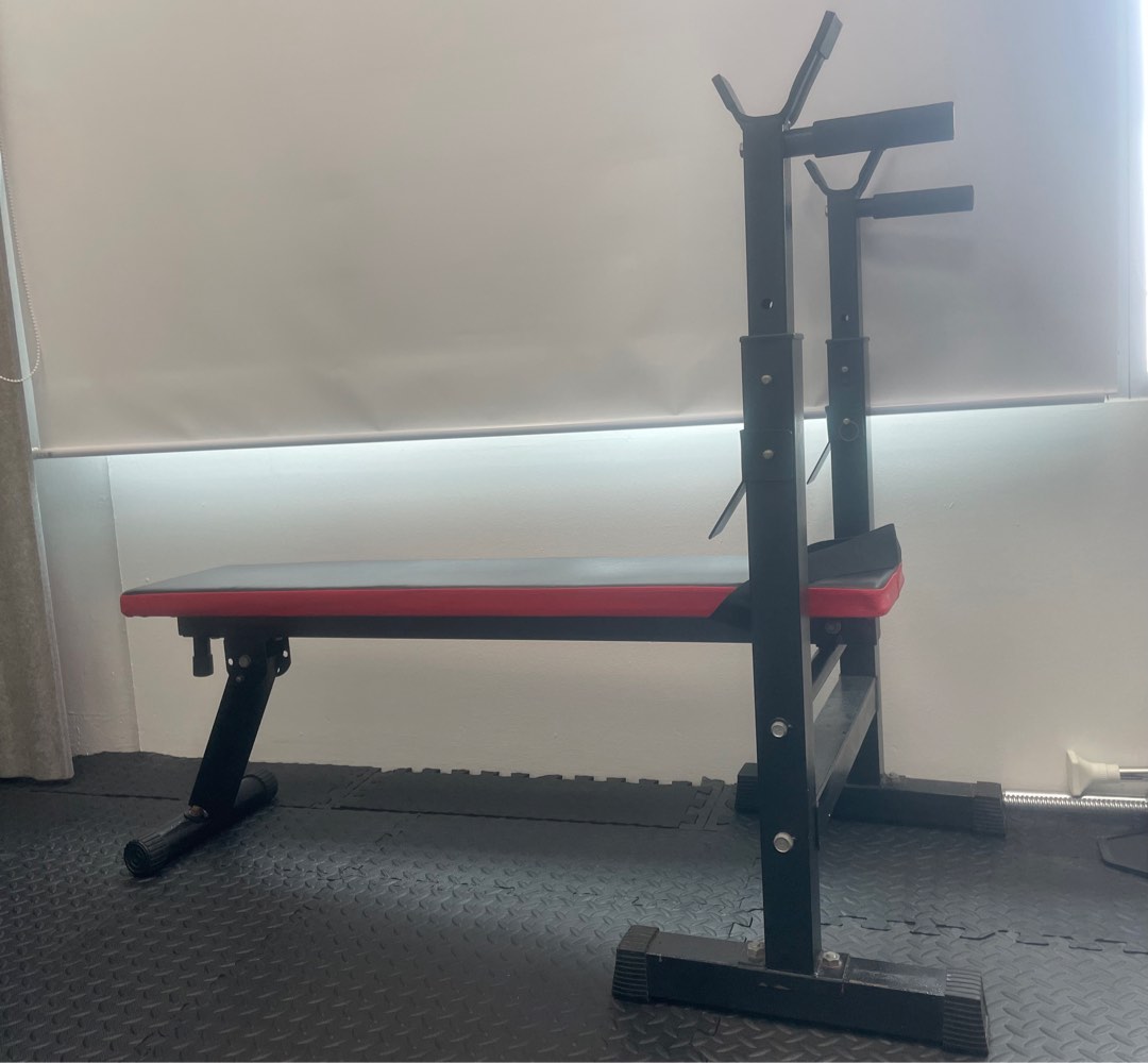 Foldable gym bench, Sports Equipment, Exercise & Fitness, Cardio ...
