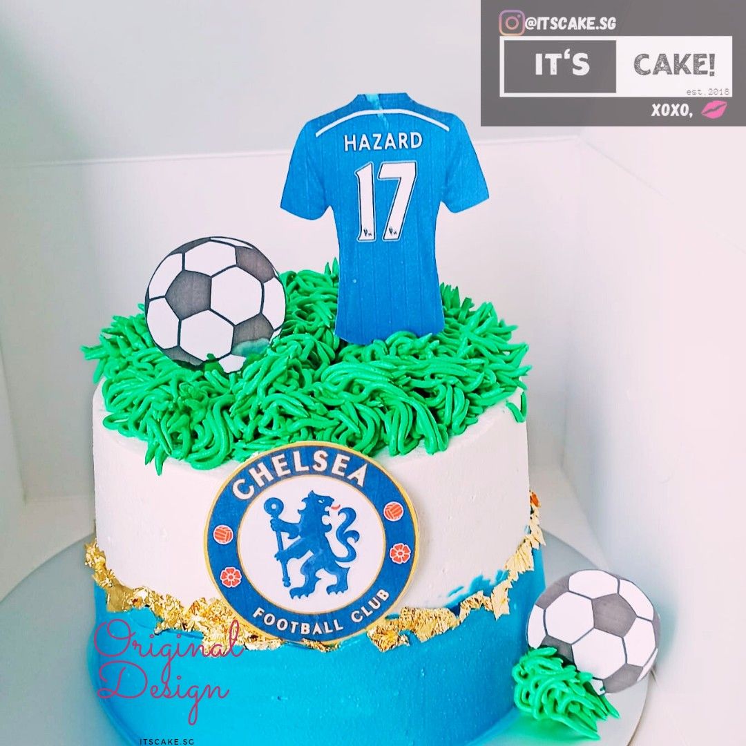 Football Club Themed Cake, Food & Drinks, Homemade Bakes on Carousell