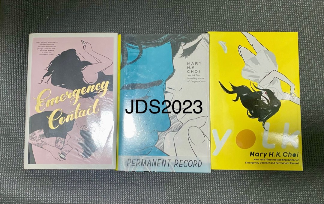 FOR SALE: Mary H.K. Choi Books (Emergency Contact, Permanent Record ...