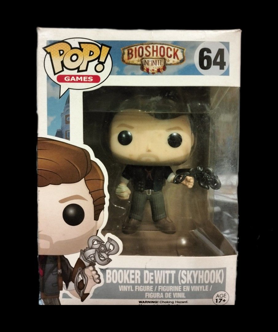 Funko Pop Games : Bioshock - (Skyhook) Booker Dewitt, Hobbies & Toys ...