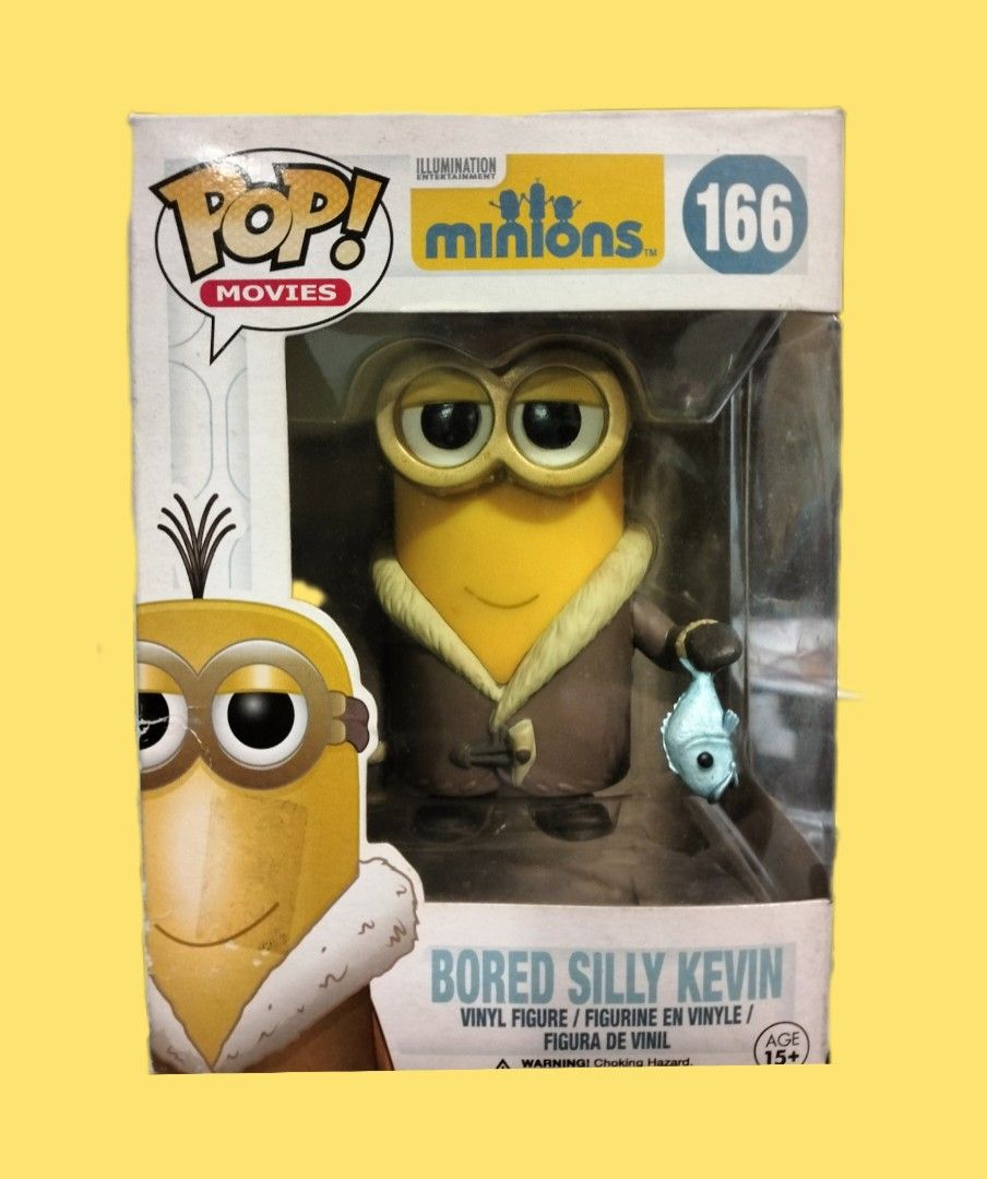 Funko Pop Movies : Minions - Bored Silly Kevin #166, Hobbies & Toys ...