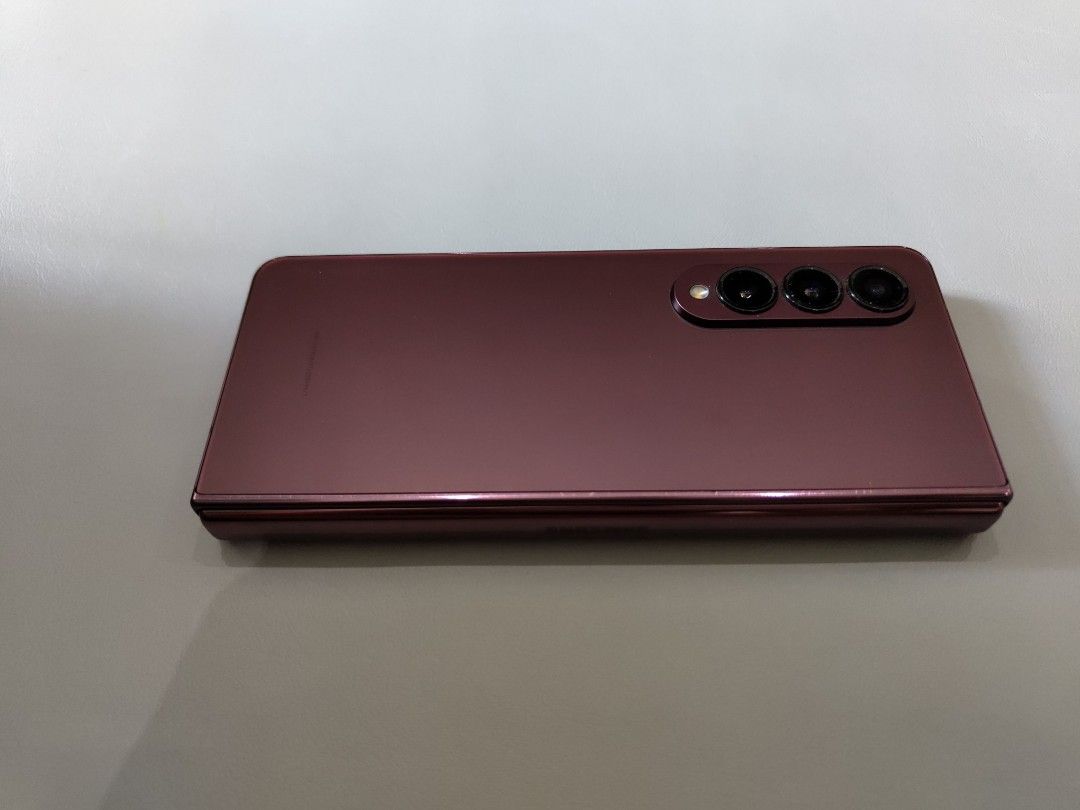 Galaxy Z Fold 4 Burgundy 256GB, Mobile Phones & Gadgets, Mobile Phones ...