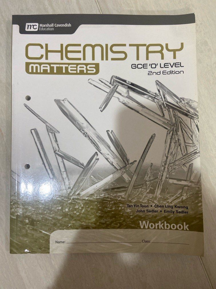 GCE olevel Chemistry Matters 2nd edition, Hobbies & Toys, Books ...
