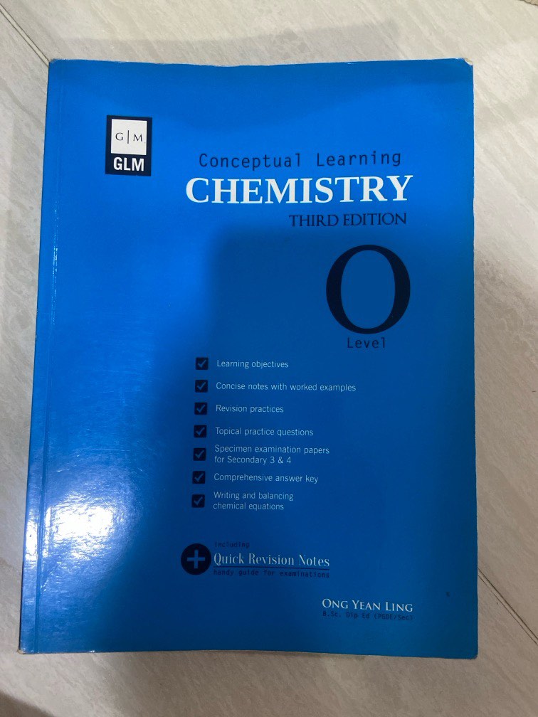 GLM chemistry conceptual learning for olevel, Hobbies & Toys, Books ...