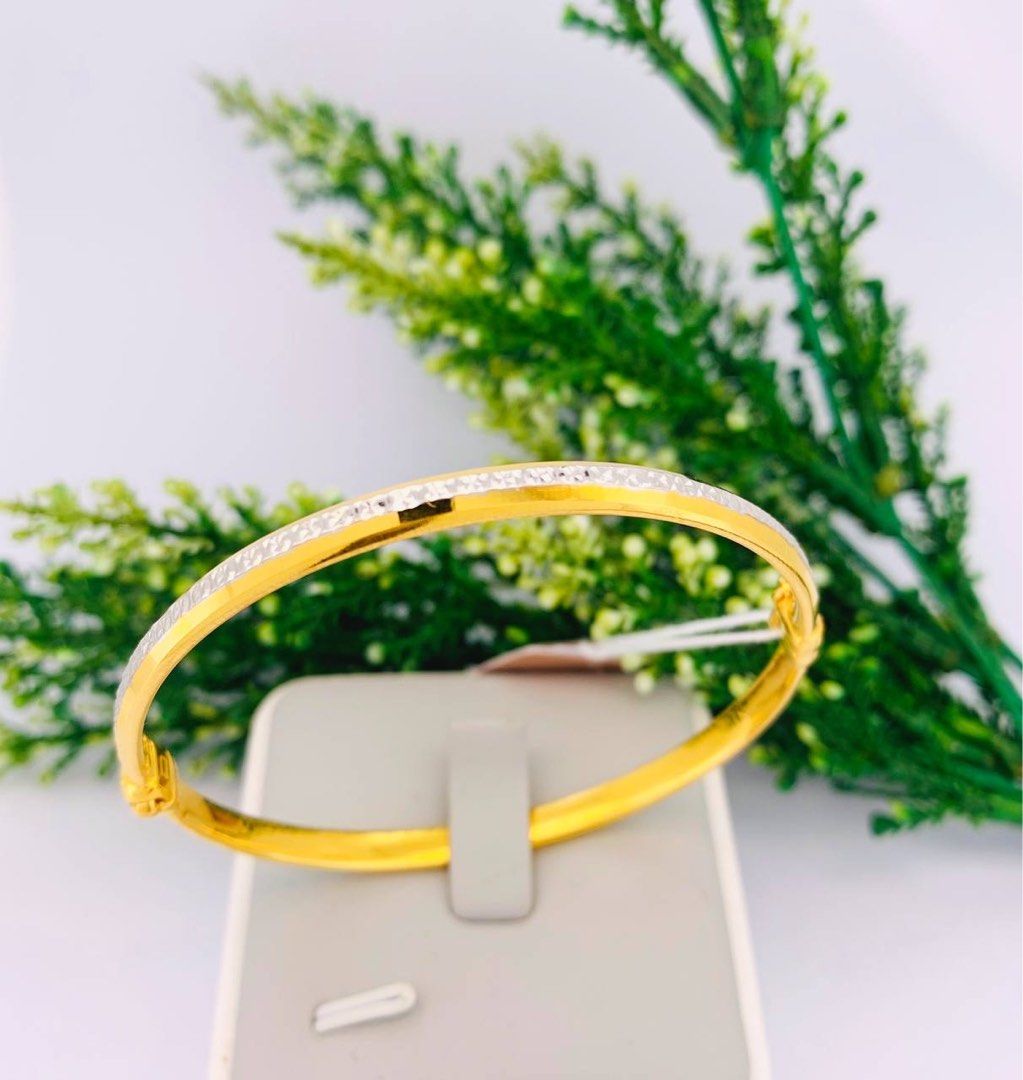 GOLD 916 BANGLE LV & ROPE, Men's Fashion, Watches & Accessories ...